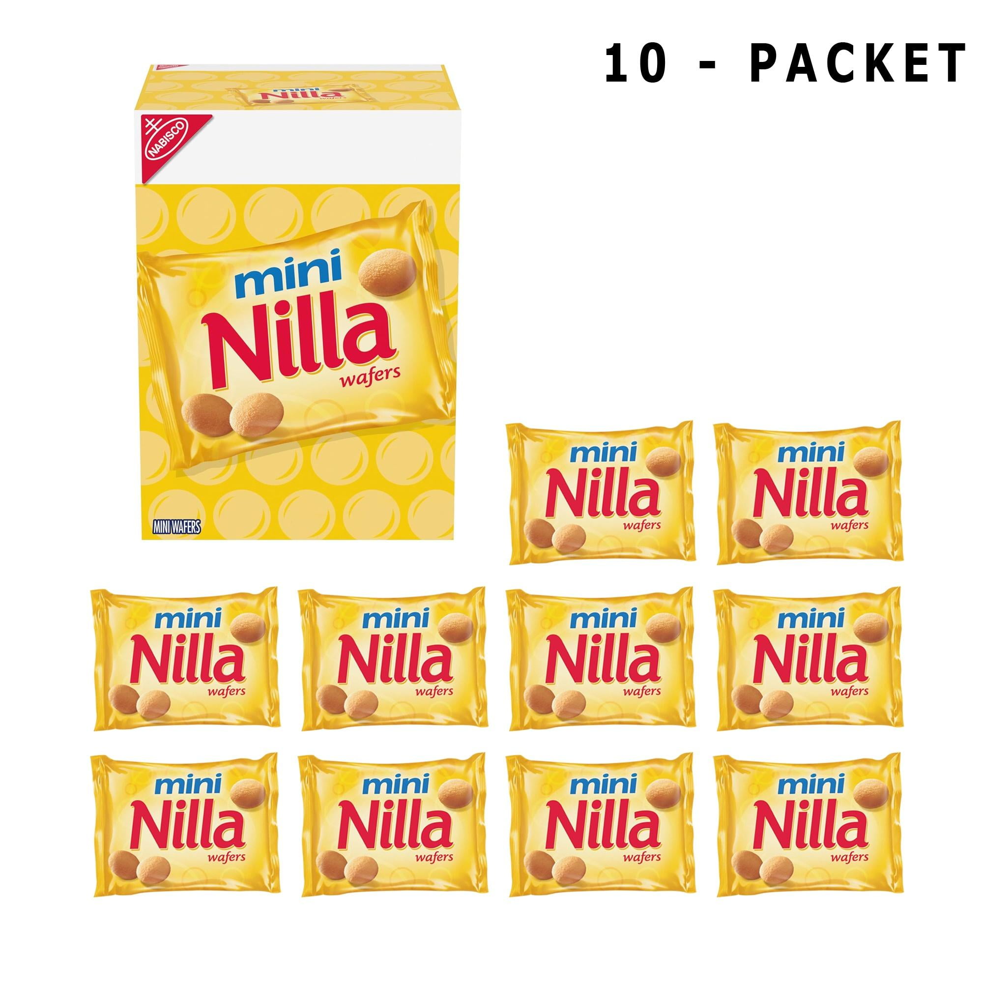Mini Nilla Vanilla Wafers Cookies Snack 10 Packs | 1 oz per packs ...