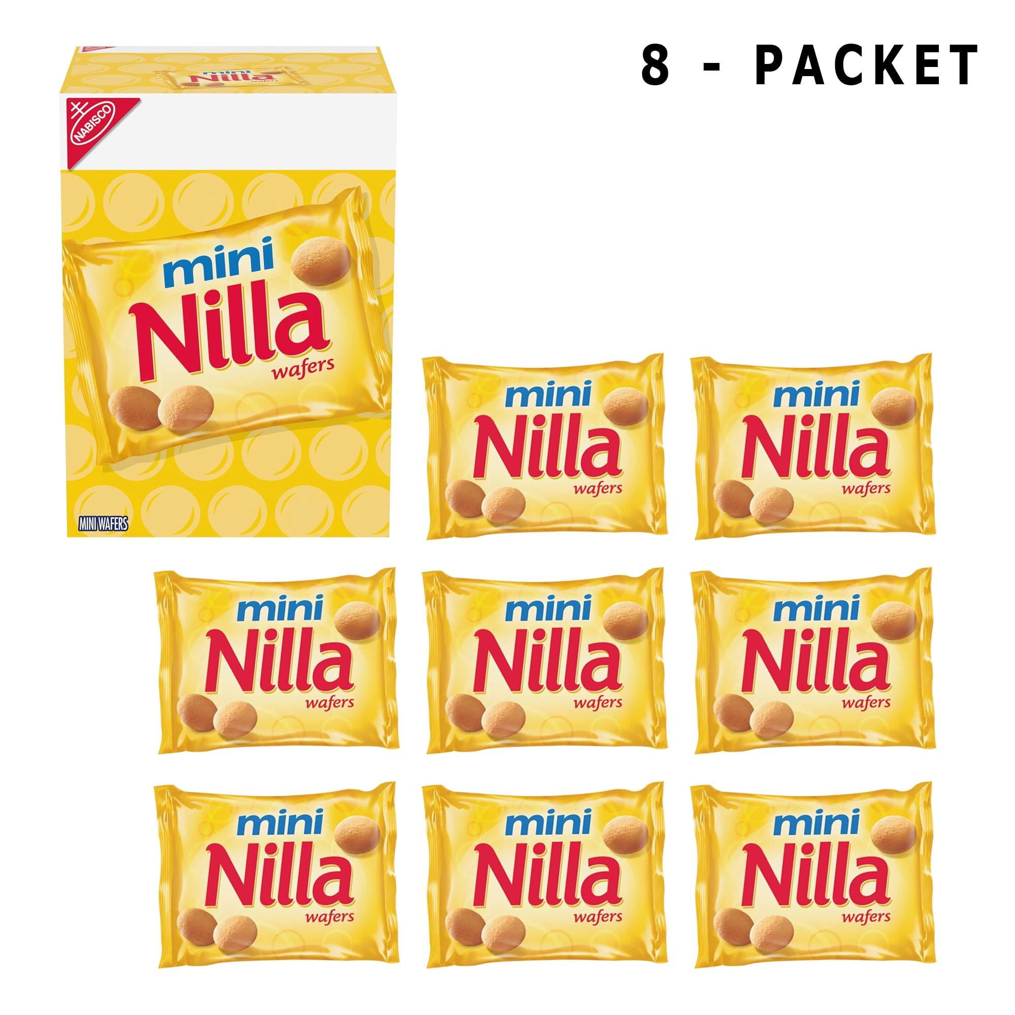Mini Nilla Vanilla Wafers Cookies Snack 8 Packs | 1 oz per packs ...