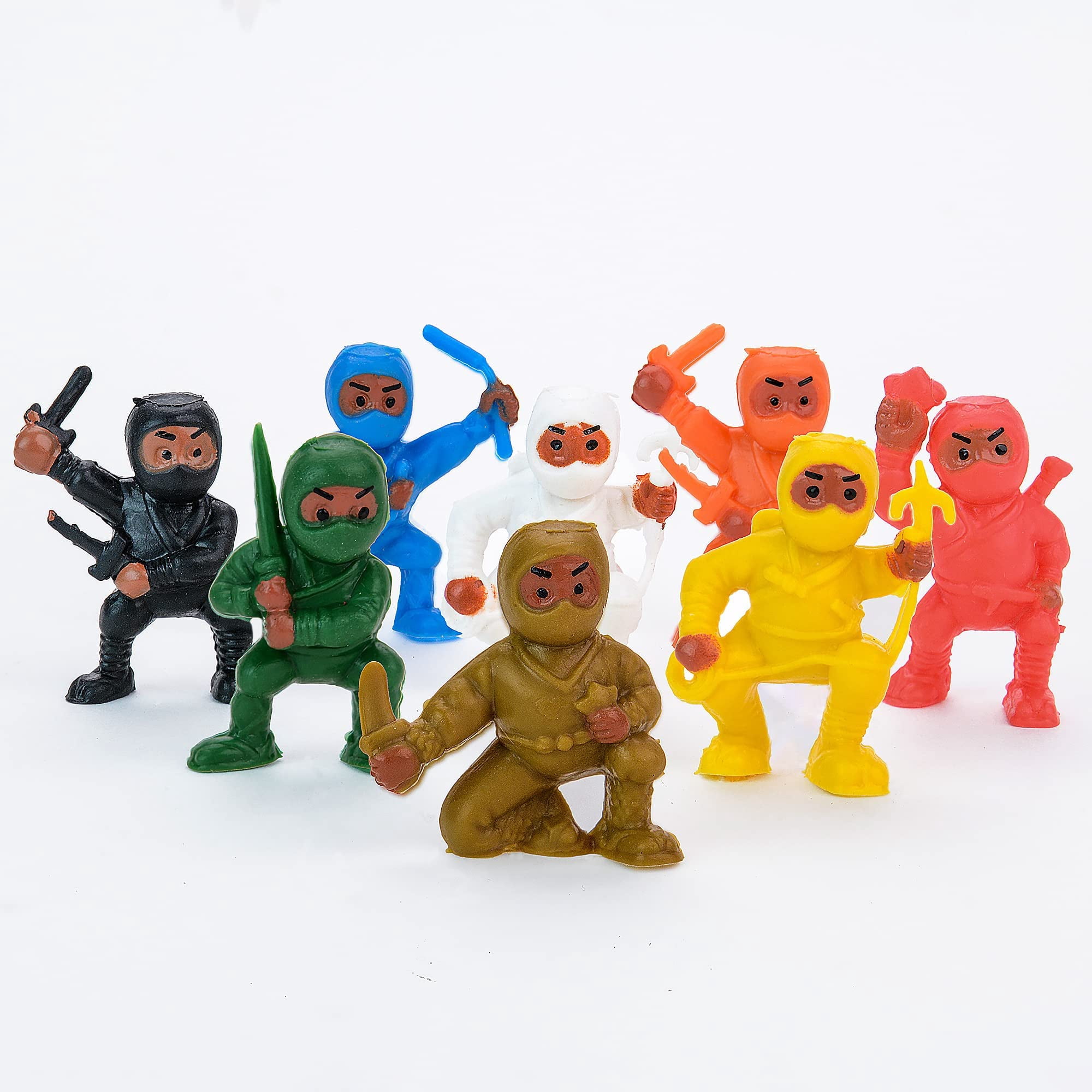 Mini Ninja Gaming Action Figures - Ninja Party Supplies - Ninja Kids ...