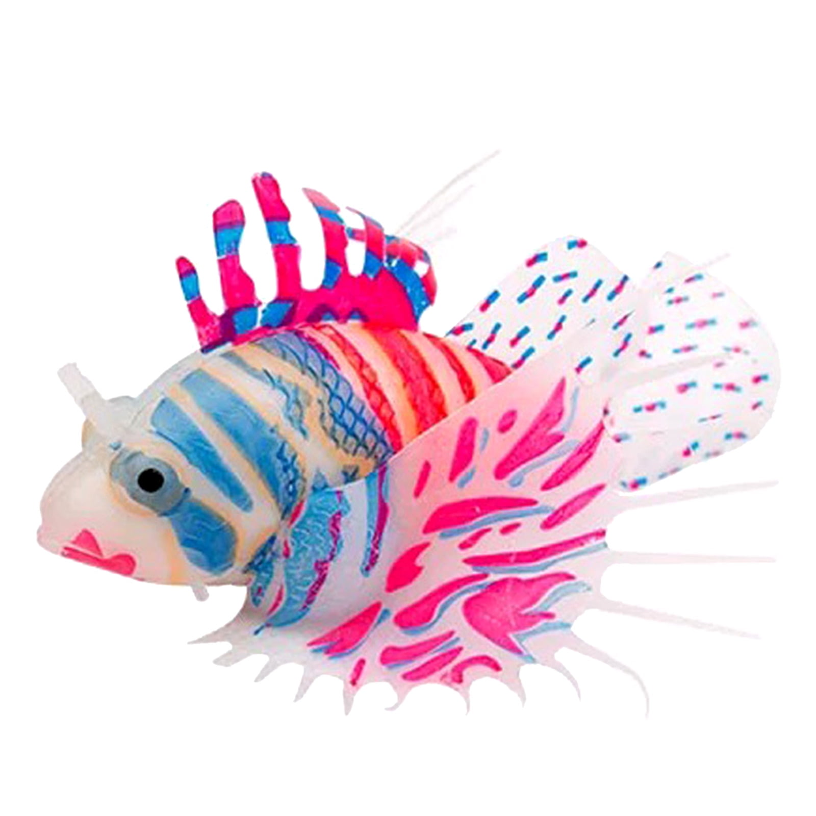 Mini Noctilucent Lionfish for Fish for Tank Aquarium Colorful Glowing ...