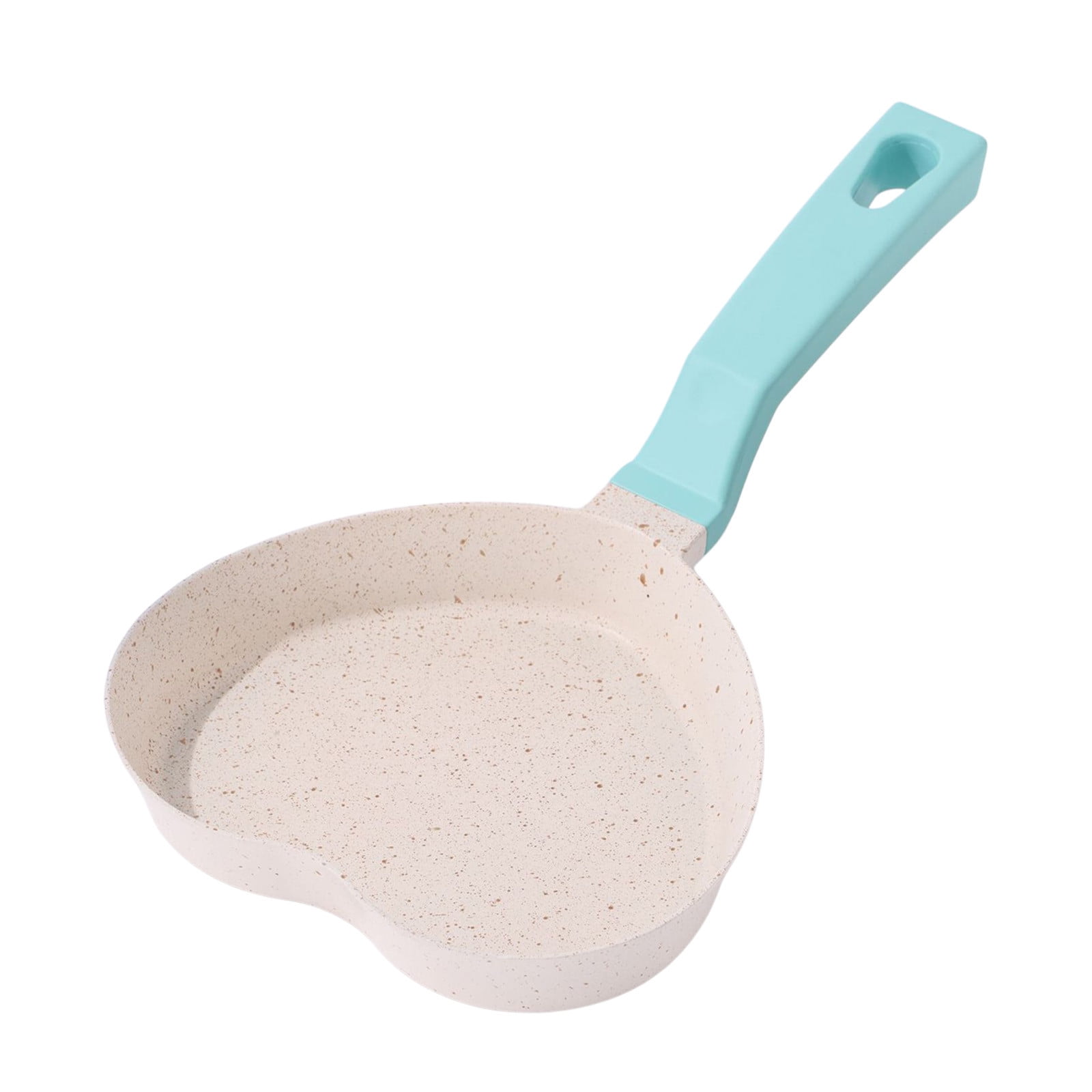 Mini Nonstick Egg Pan, Small Frying Pan with Unique Heart-shaped, Multi ...