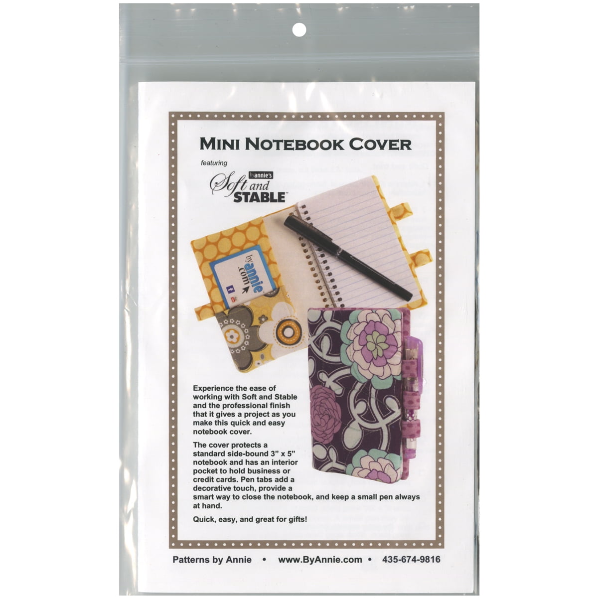 Mini Notebook Cover Pattern - Walmart.com