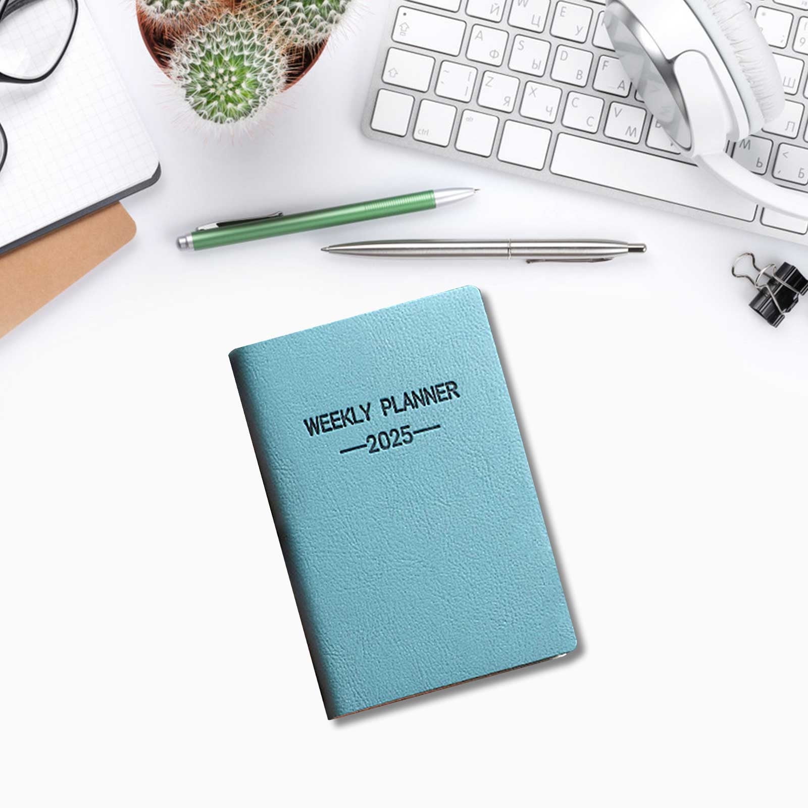 Mini Notebook Organizer, Daily Planner Diary, Spiral Bound, 6-Month ...