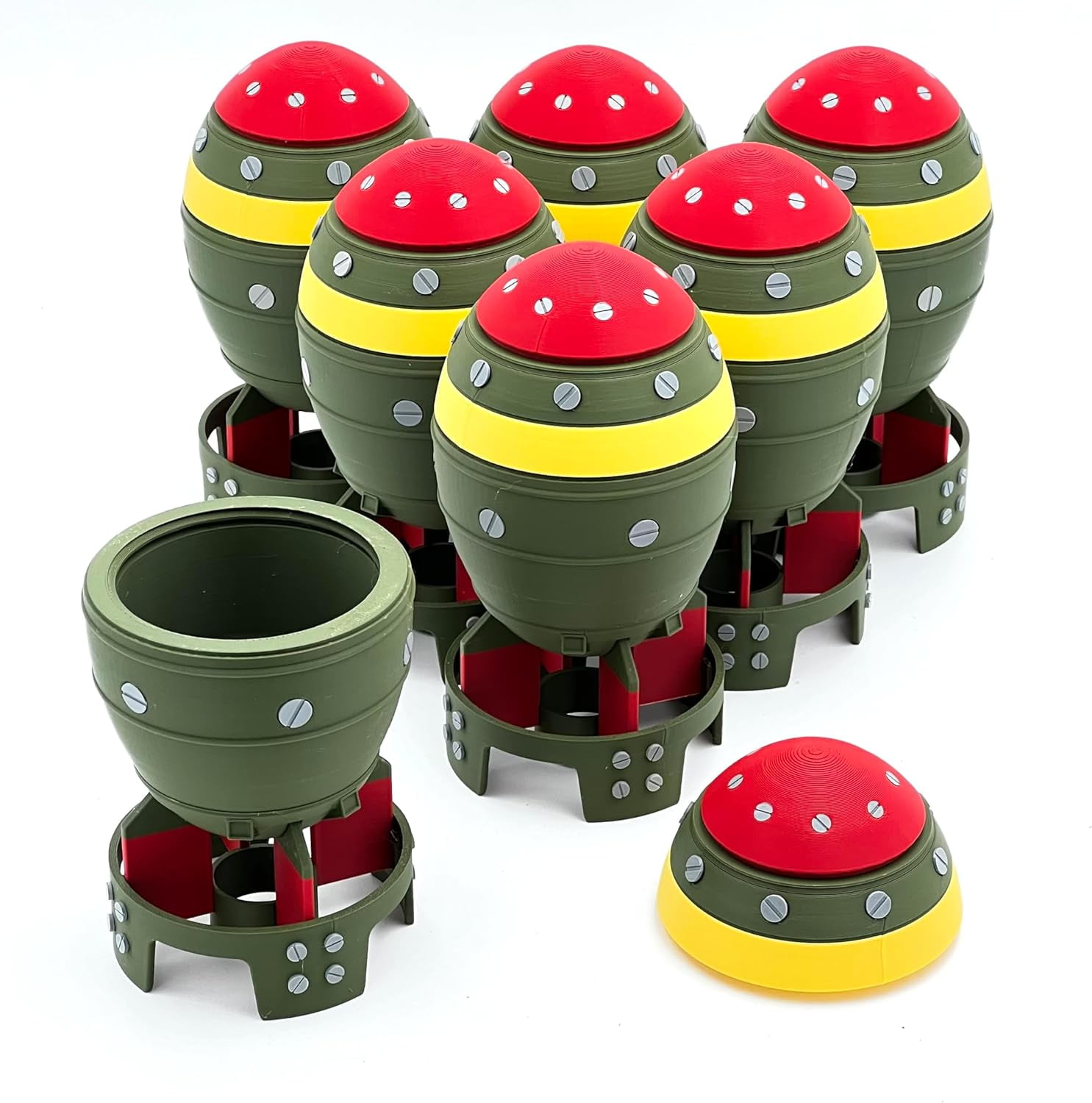 Mini Nuke Statue Fat Man Fallout Decor Mini Nuke Storage Box Desktop ...