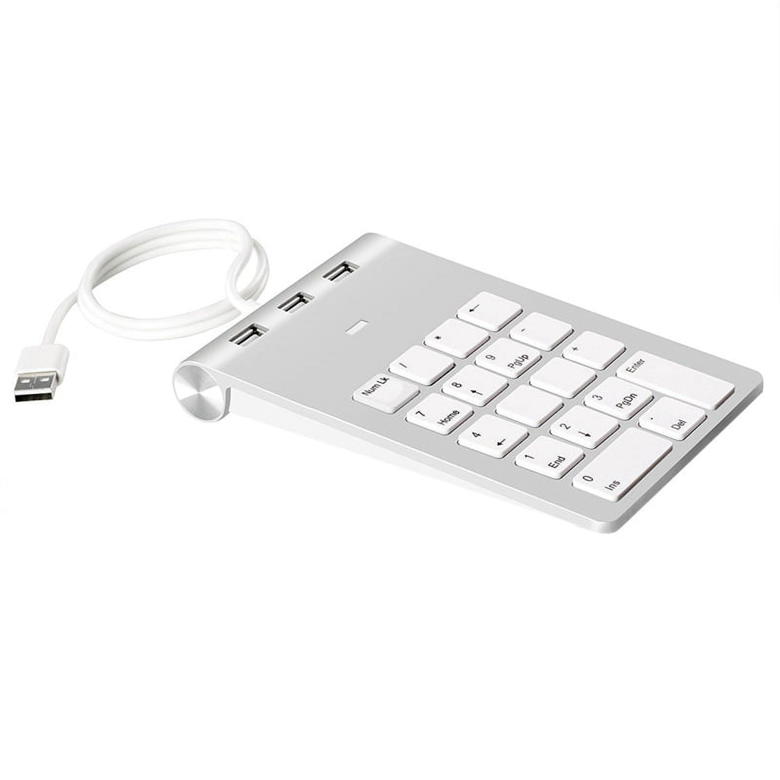 Mini Numeric Keypad Keyboard 18Keys Numeric Key Pad Numpad Number Pad ...