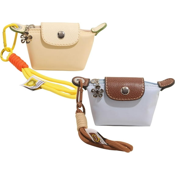 Mini Nylon Dumpling Bag, 12 Colors Detachable Nylon Wrist Strap Coin ...