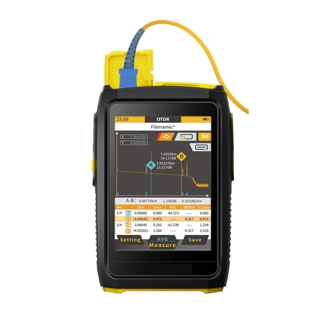 Mini OTDR Active Fiber Live Test 1550nm 20dB Optical Fiber ...