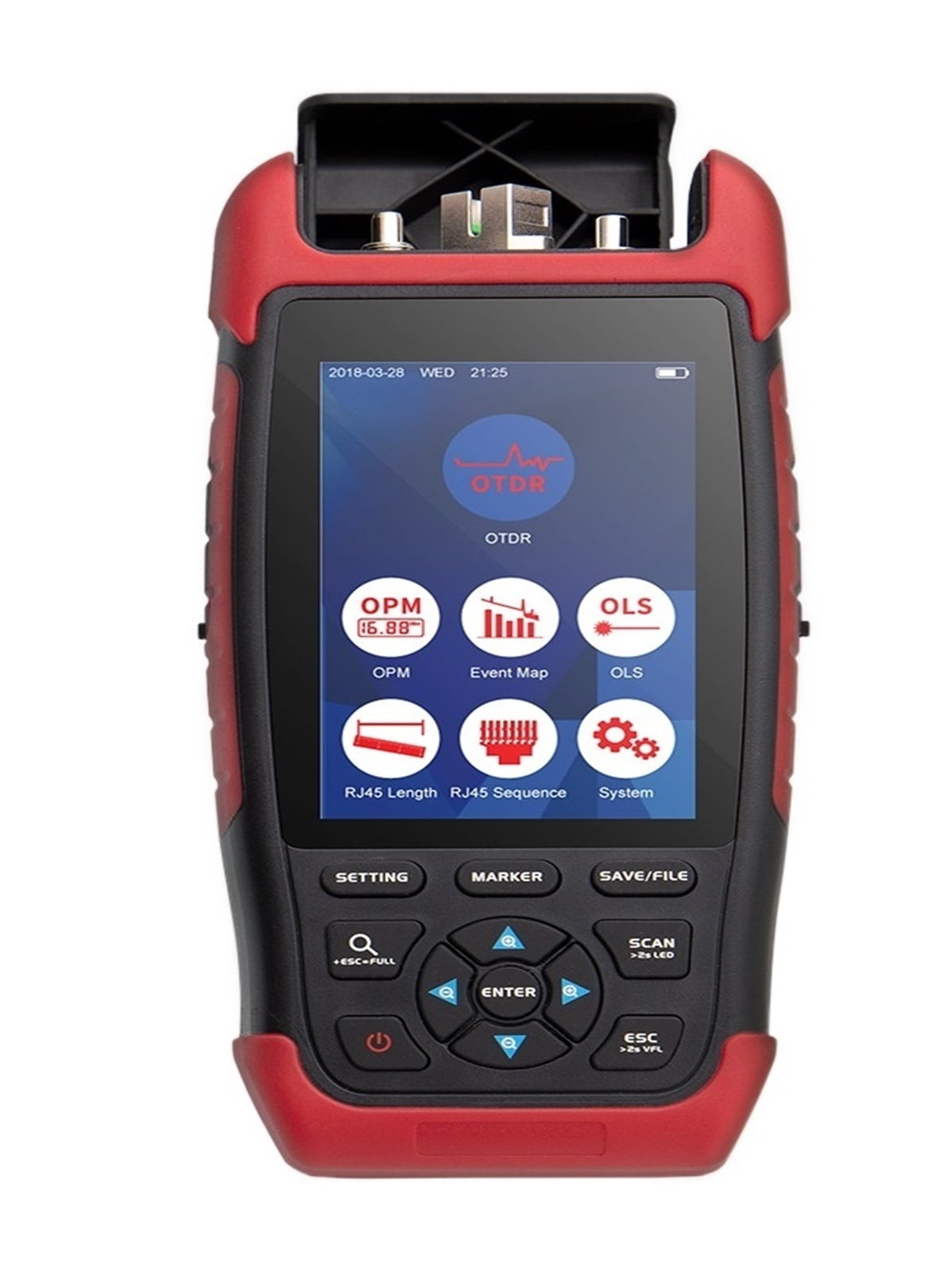 Mini OTDR Fiber Optic Reflectometer,1310/1550nm With 8 Functions VFL ...