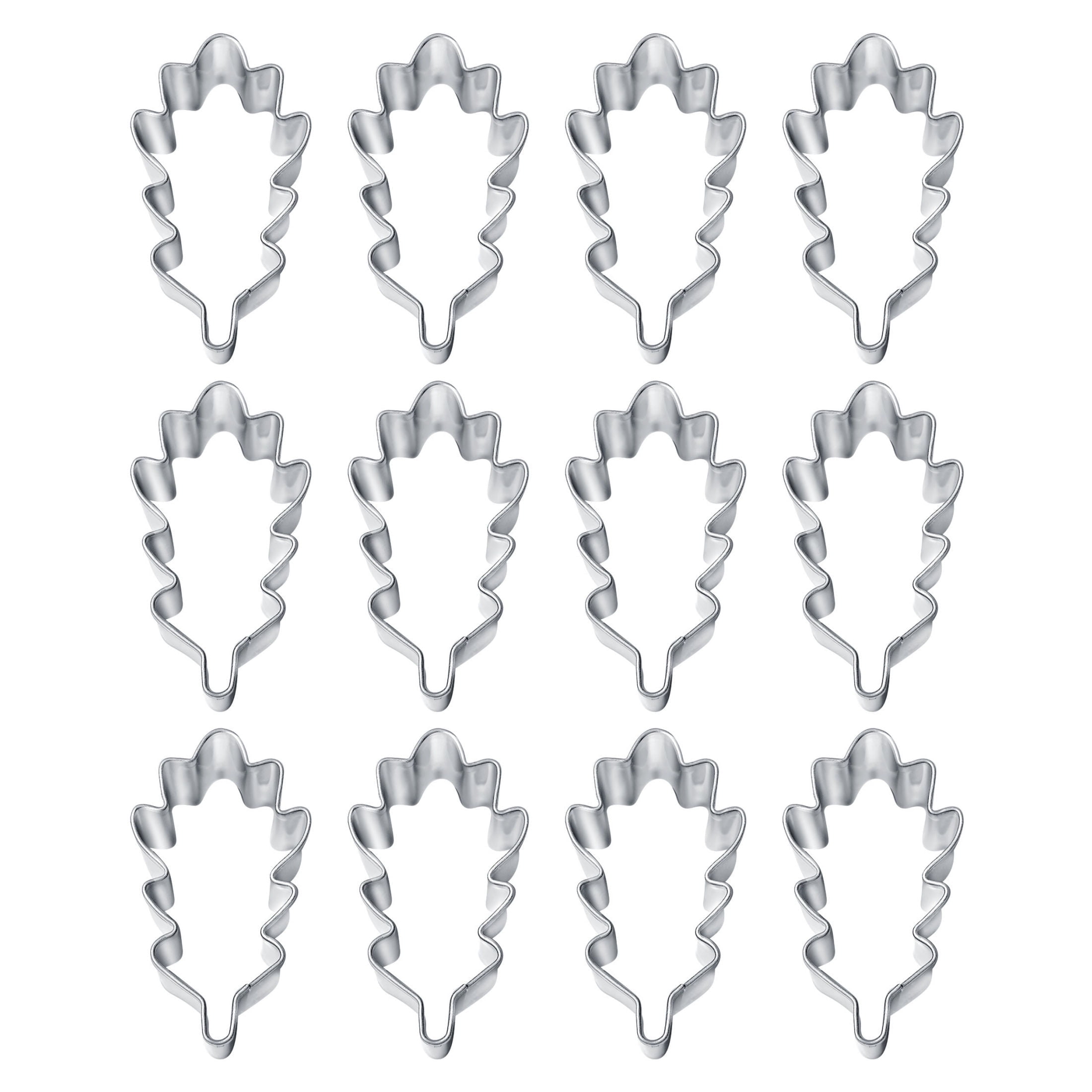 Mini Oak Leaf Dozen Cookie Cutters 1.75 inches/each E2010-W12 - The ...