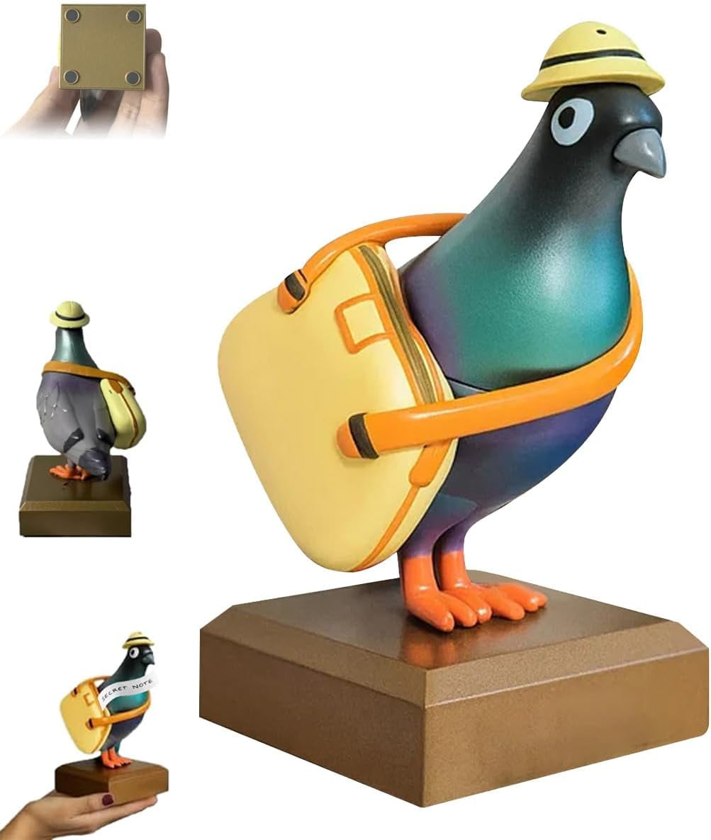Mini Office Carrier Pigeon with Secret Note Message Compartment ...
