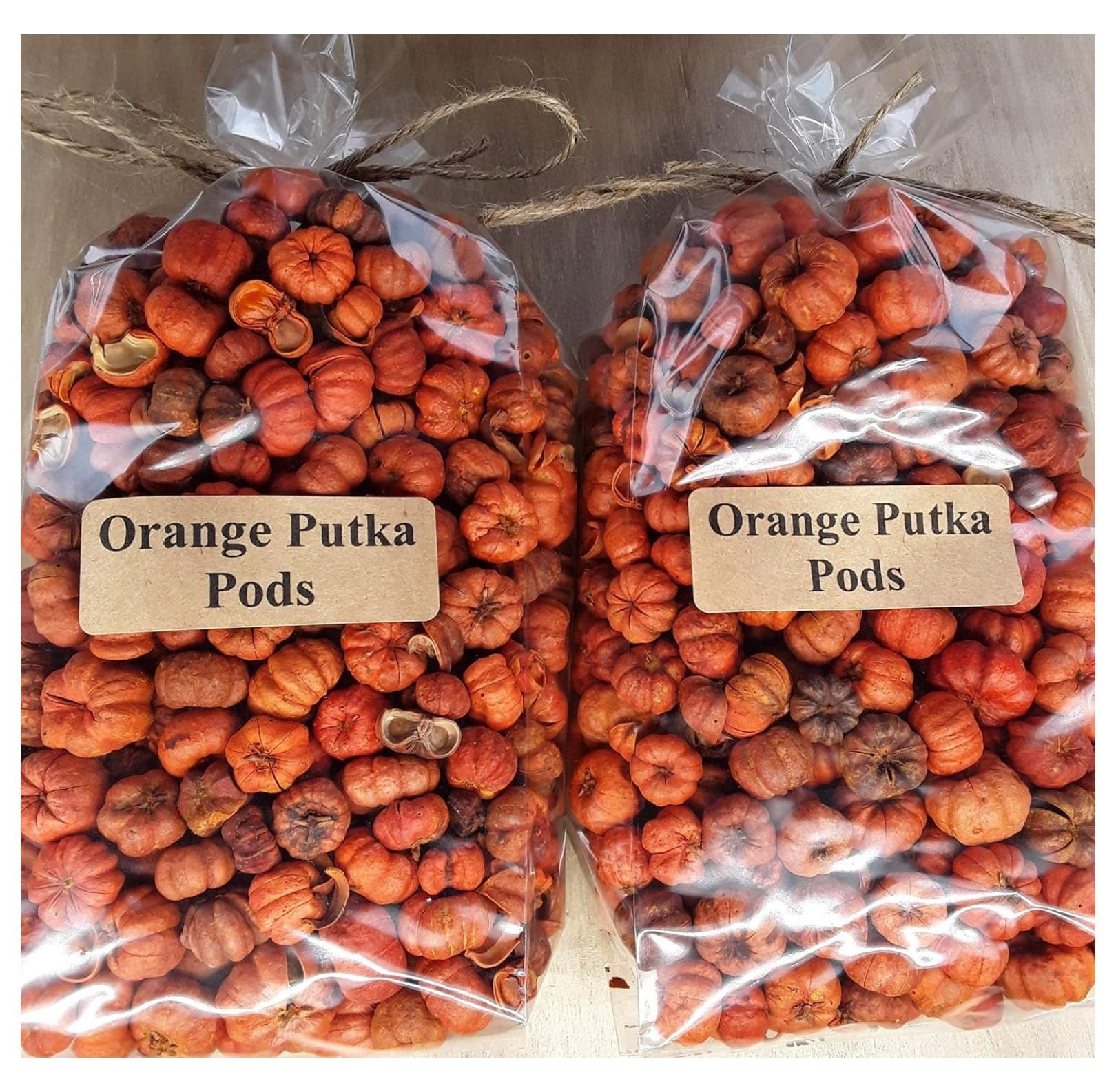 Mini Orange Putka Pods (Pumpkin Pods) for Potpourri and Bowl Fillers 8 ...