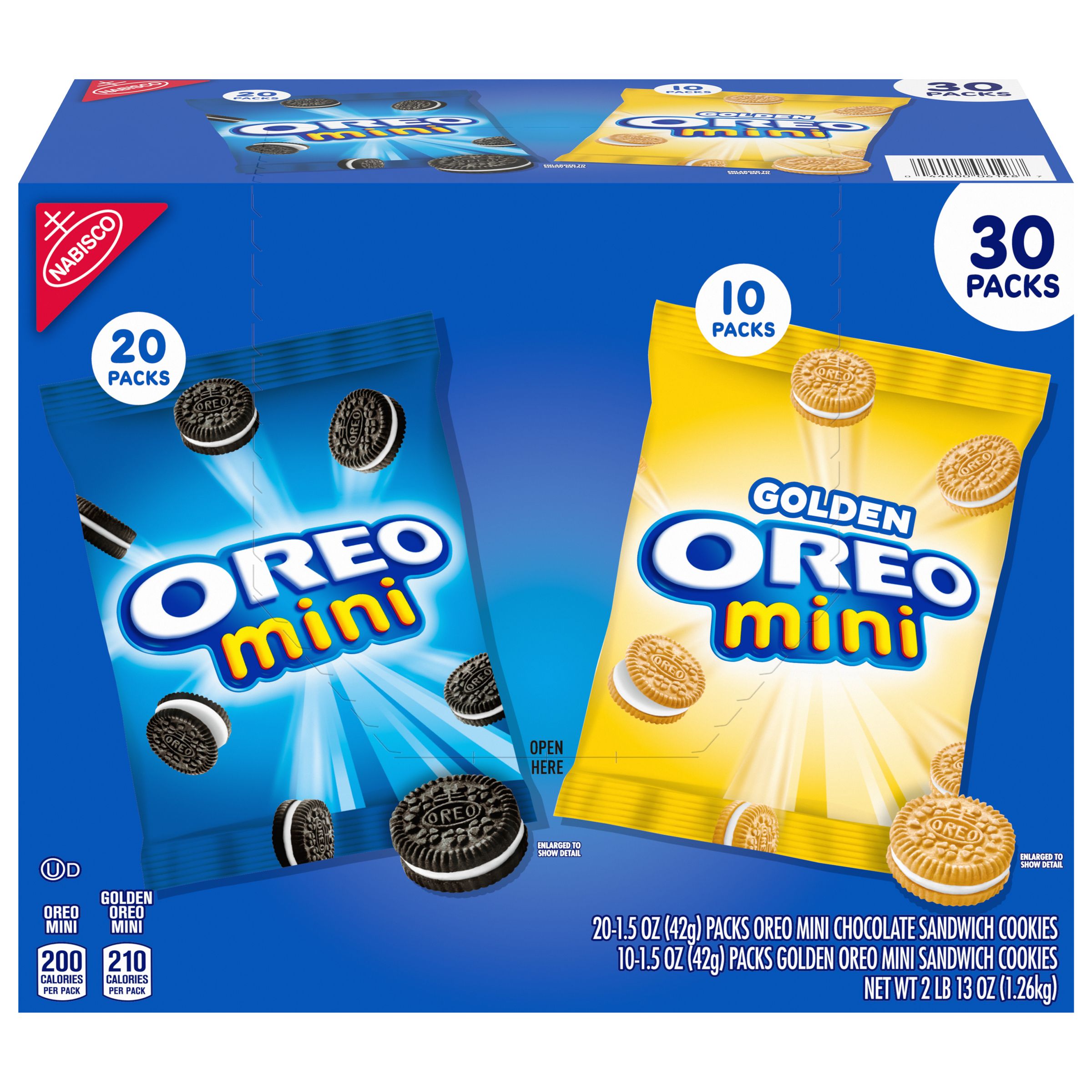 Mini Oreo Sandwich Cookies Variety Pack (30 ct. 1.5 oz.) - Walmart.com