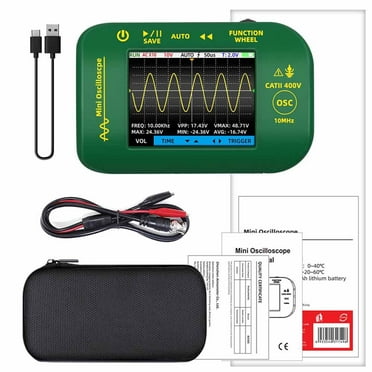 Mini Oscilloscope Handheld Color Screen 10M Single Channel Digital ...