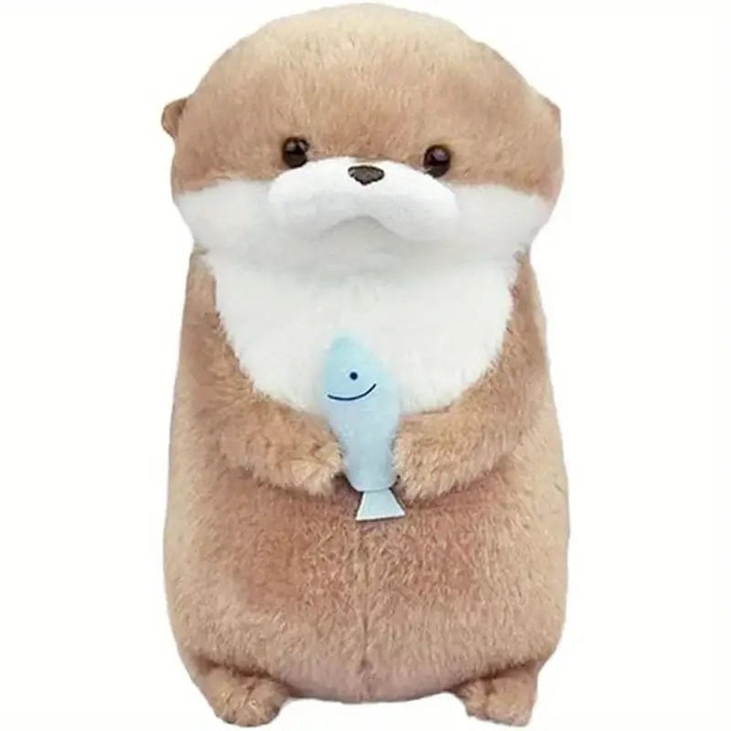 Mini Otter Plush Plushie Stuffed Animal Fish Friend Squish Mallow 4 ...