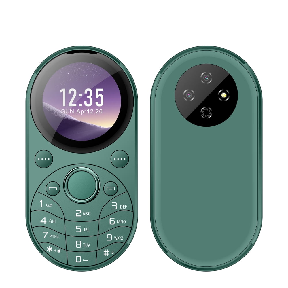 Mini Oval 2G Small Phone, Dual SIM GSM 1.39-inch Screen Speed Dial ...