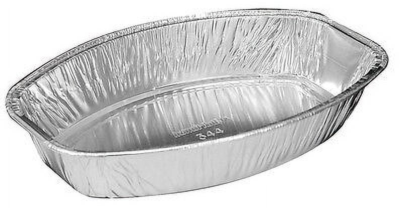 Mini Oval Casserole Aluminum Pan 12/PK - Disposable 22 oz Container ...