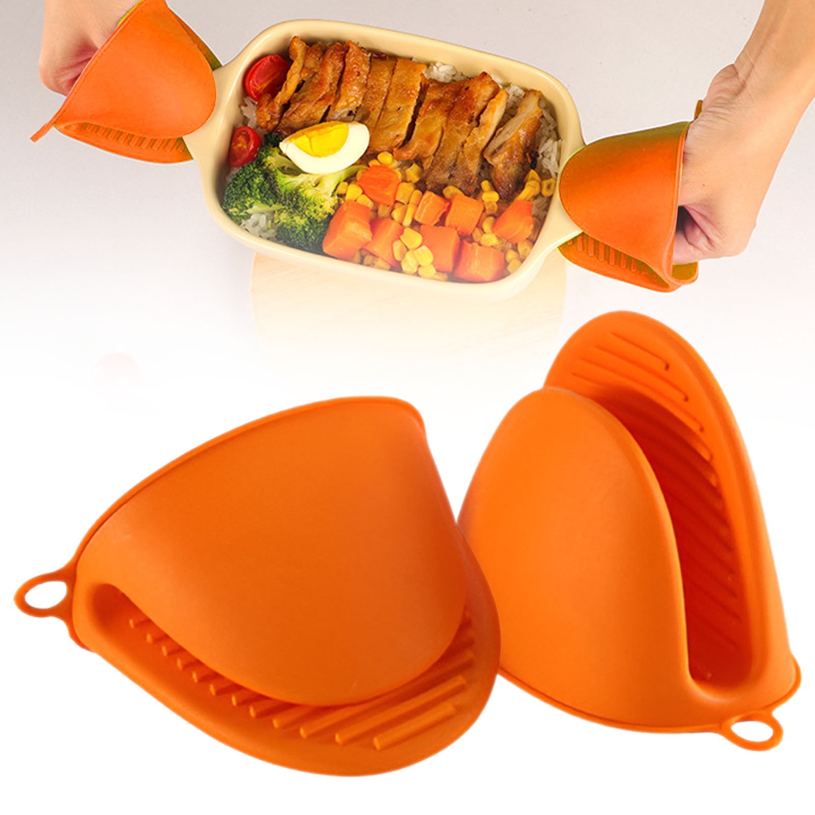 Mini Oven Gloves, Oven Heat Pot Holder, Cute Kitchen Mittens, Silicone ...