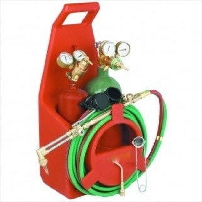 Mini Oxygen Acetylene Gas Welding Cutting Welder Outfit Set with Tanks ...