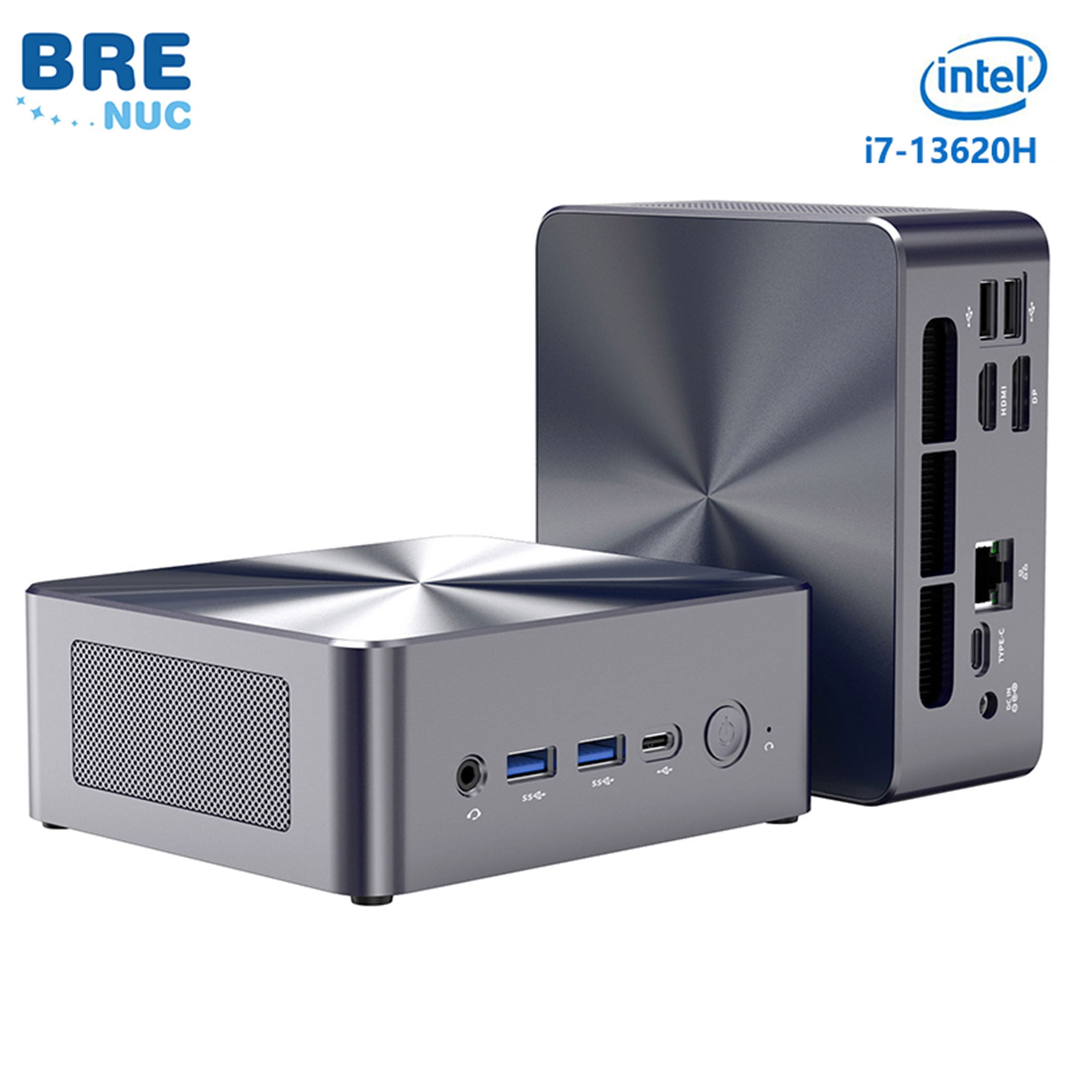 Mini PC, 64GB RAM 512GB SSD, Intel Core i5-12450H(Up to 4.4GHz ...