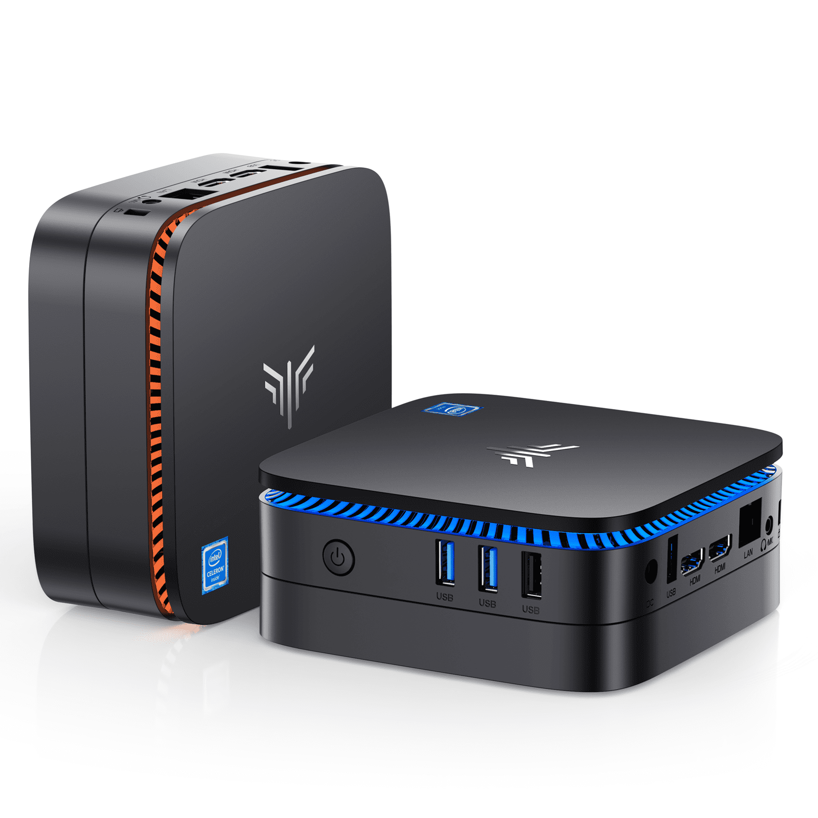 KAMRUI Mini PC, AMD 300U, 8GB DDR4 RAM, 128GB SSD, WiFi 5 & BT 4.2 ...