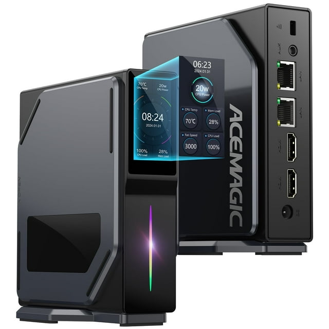 Mini PC Intel N100 CPU (up to 3.6 GHz), 16GB DDR4 RAM 512GB 15W TDP ...