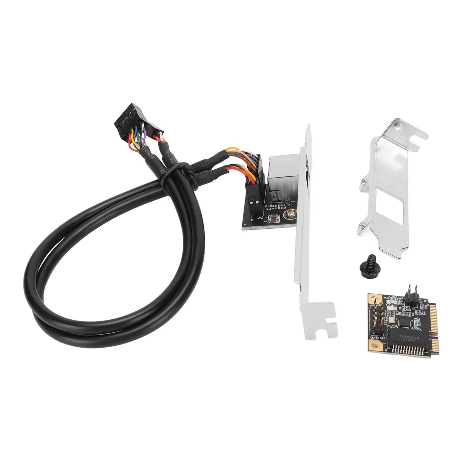 Mini PCI E 1000Mbps Ethernet Card Low & Full Height Brackets, for Win 7 ...