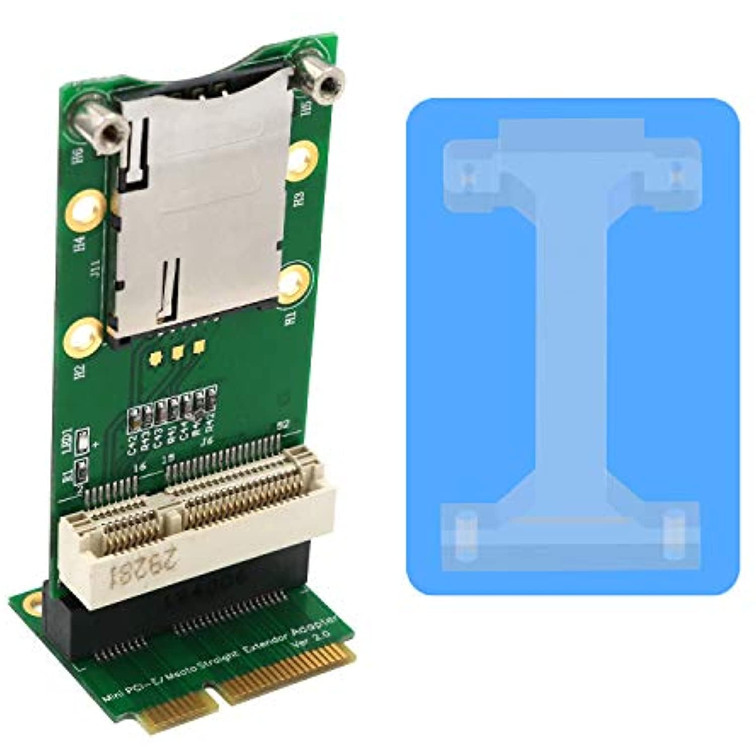 Mini PCI-E Adapter SIM Card Slot Vertical Install 3G/4G WWAN LTE GPS Card - Walmart.com