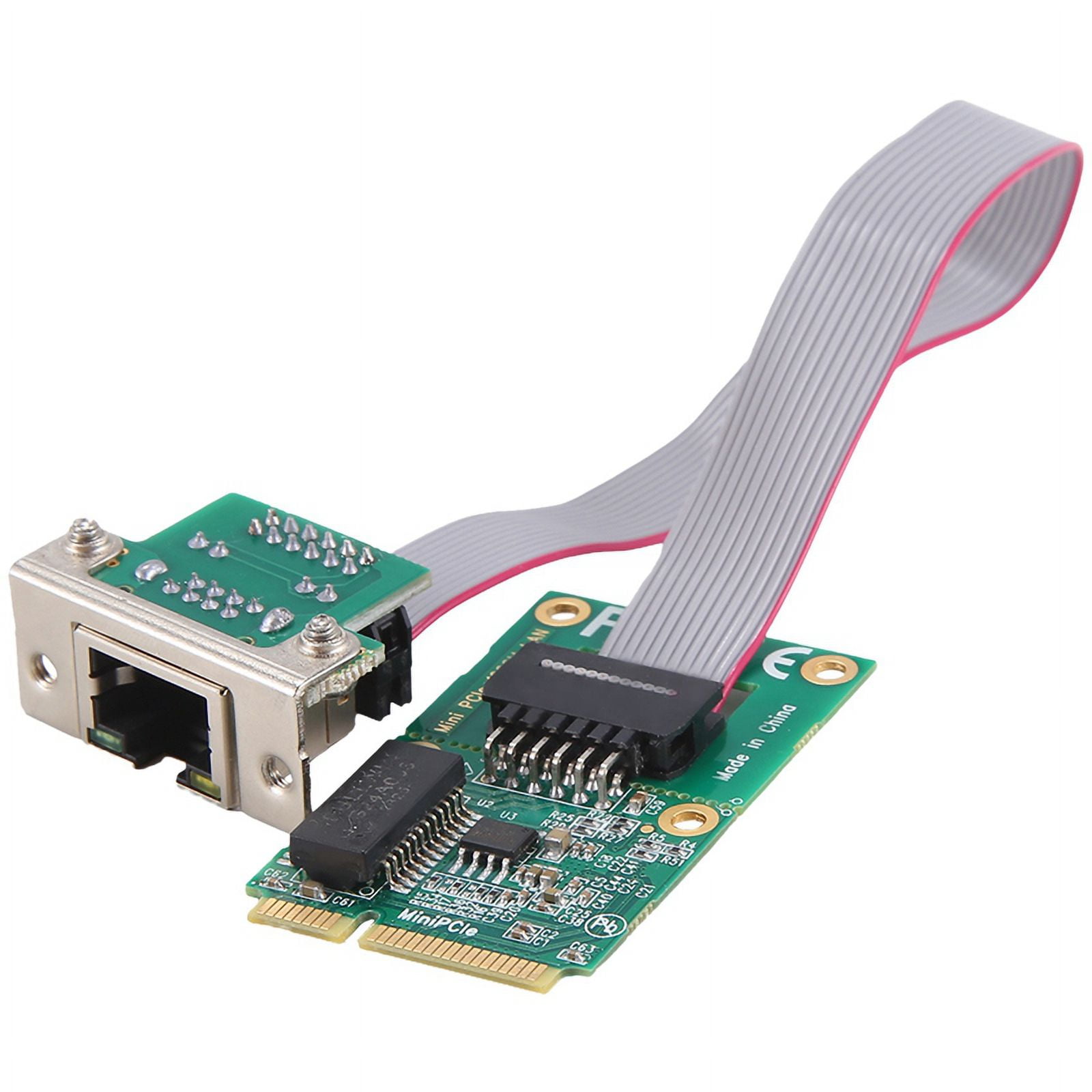 Mini PCI-E Network Card Bent Pin Gigabit Single Port Server Network ...