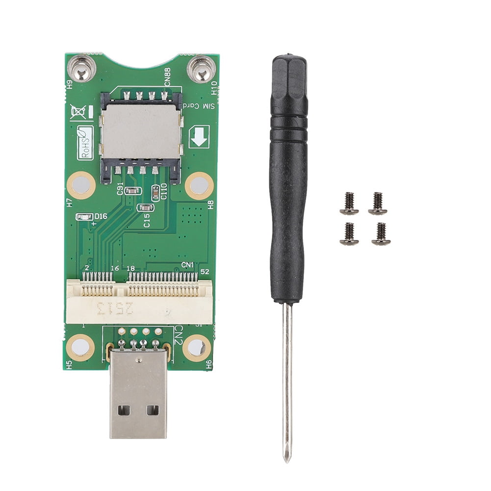 Hydanny Mini PCI-E to USB(With SIM Card) WWAN Test Adapter Card 3G/4G ...
