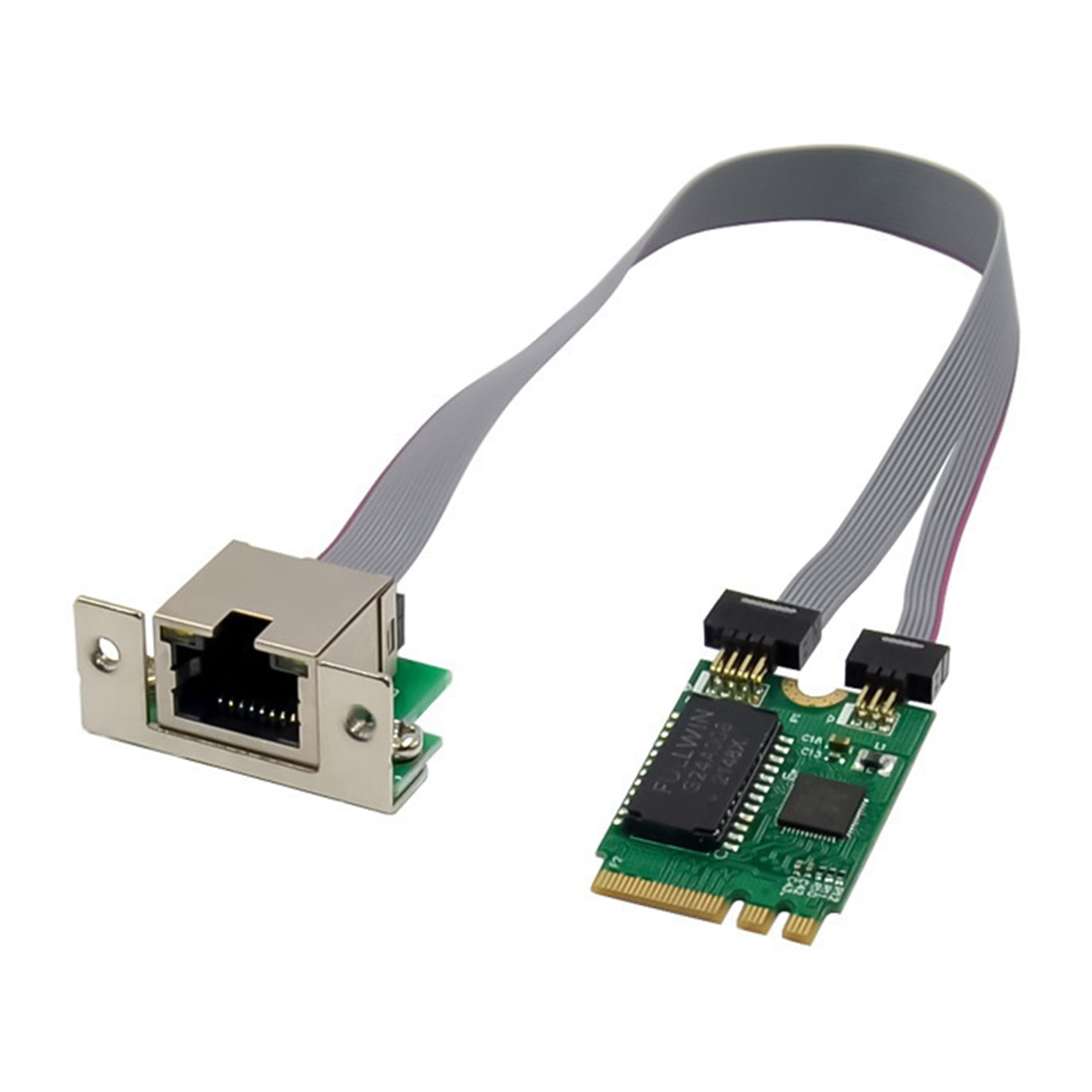 Mini PCIE Network Card M.2 A+E to RTL8111F Gigabit Ethernet Card Single Port RJ45 Ethernet ...