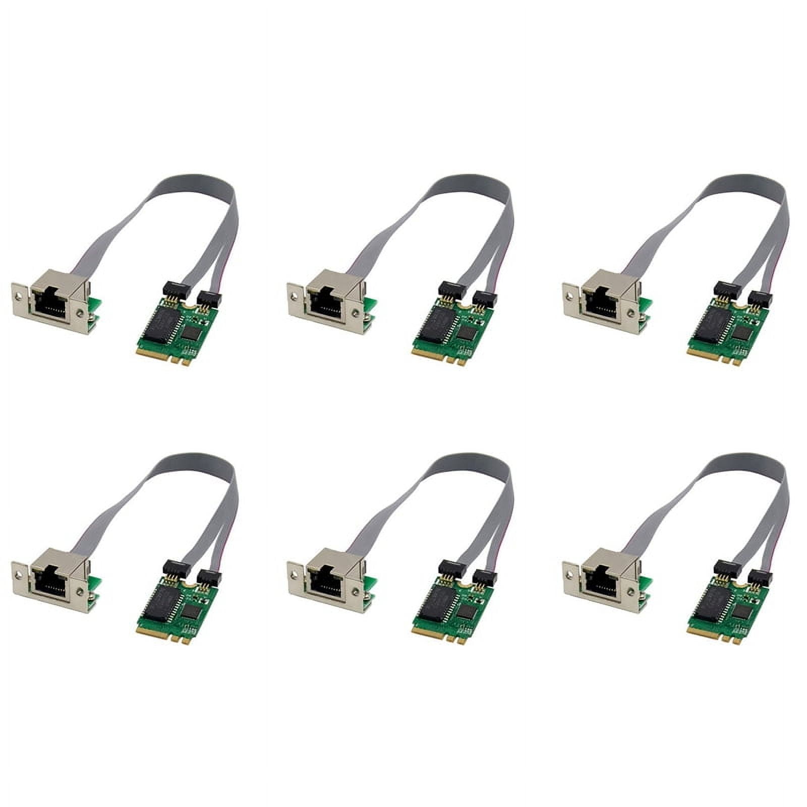 Mini PCIE Network Card M.2 A+E to RTL8111F Gigabit Single Port RJ45 ...