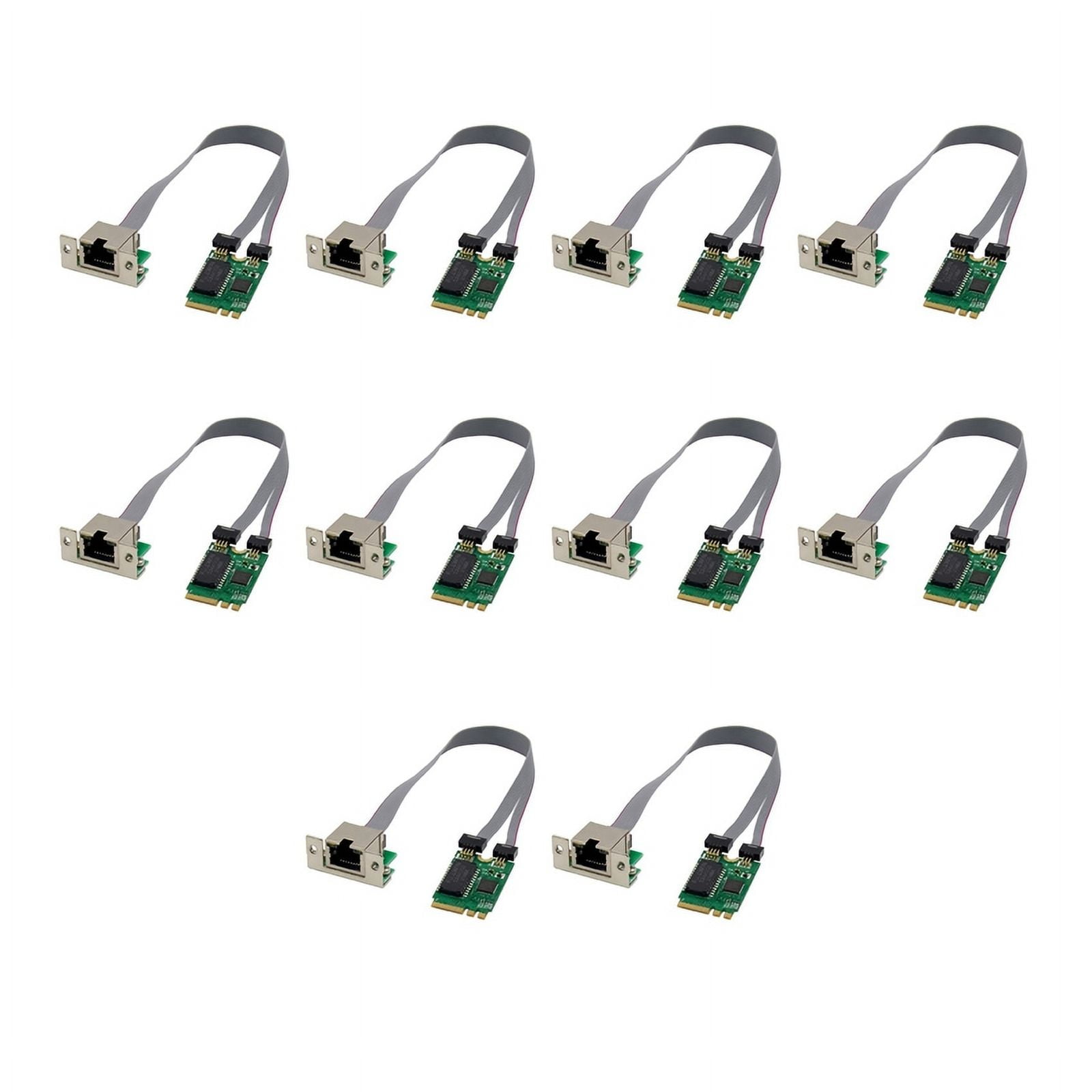 Mini PCIE Network Card M.2 A+E to RTL8111F Gigabit Single Port RJ45 ...