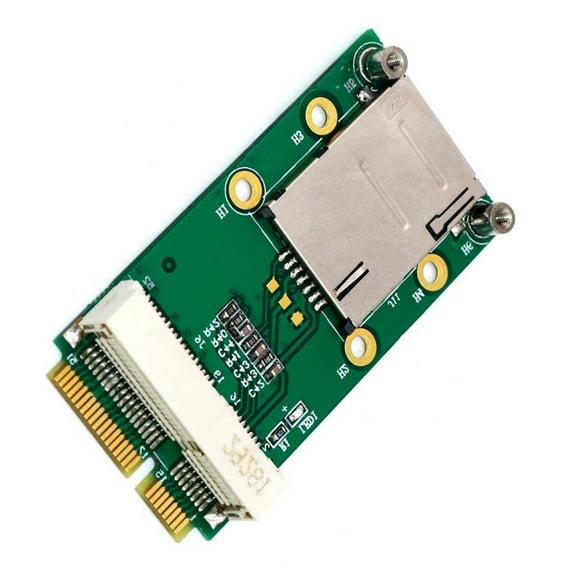 Mini PCIE To Mini PCIE Adapter With Card Slot Networking Card Mini PCIE ...