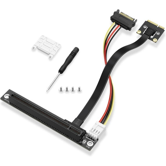 Mini PCIE Wireless Network Card to PCIe X16 Extender Cable Mini-Pcie ...