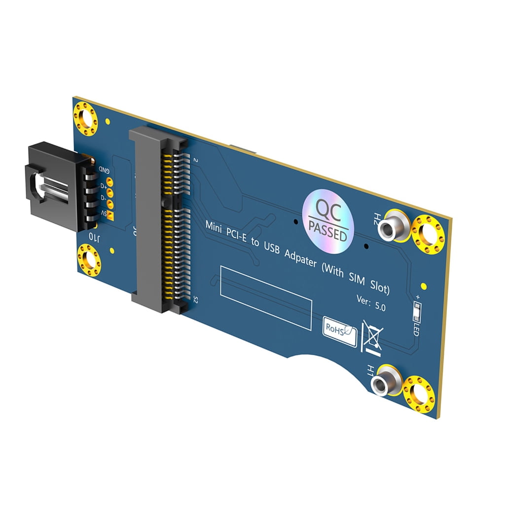 Mini PCIE to USB Adapter With Card Slot for WWAN/LTE Module Adapter ...