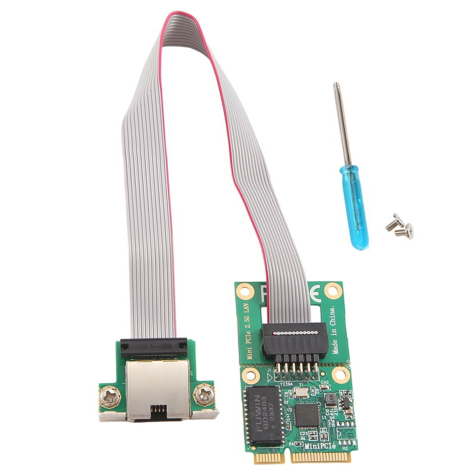 Mini PCIe 2.5G Ethernet Card RJ45 Network Adapter Gigabit Network ...