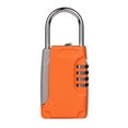 Mini Padlock Key Box , With Code 4 Digit Password Combination Safe Lock ...