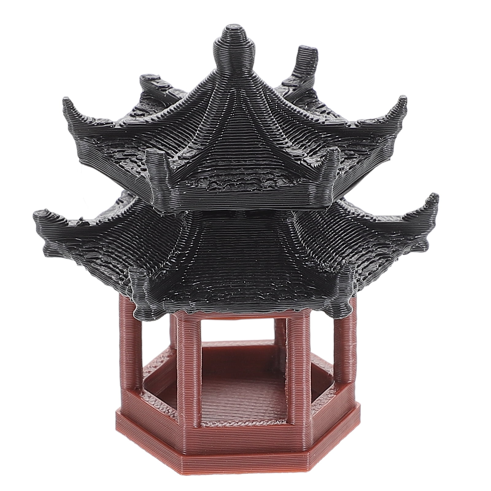 Mini Pagoda Statue Japanese Miniatures Seashell Vases Brown - Walmart.com