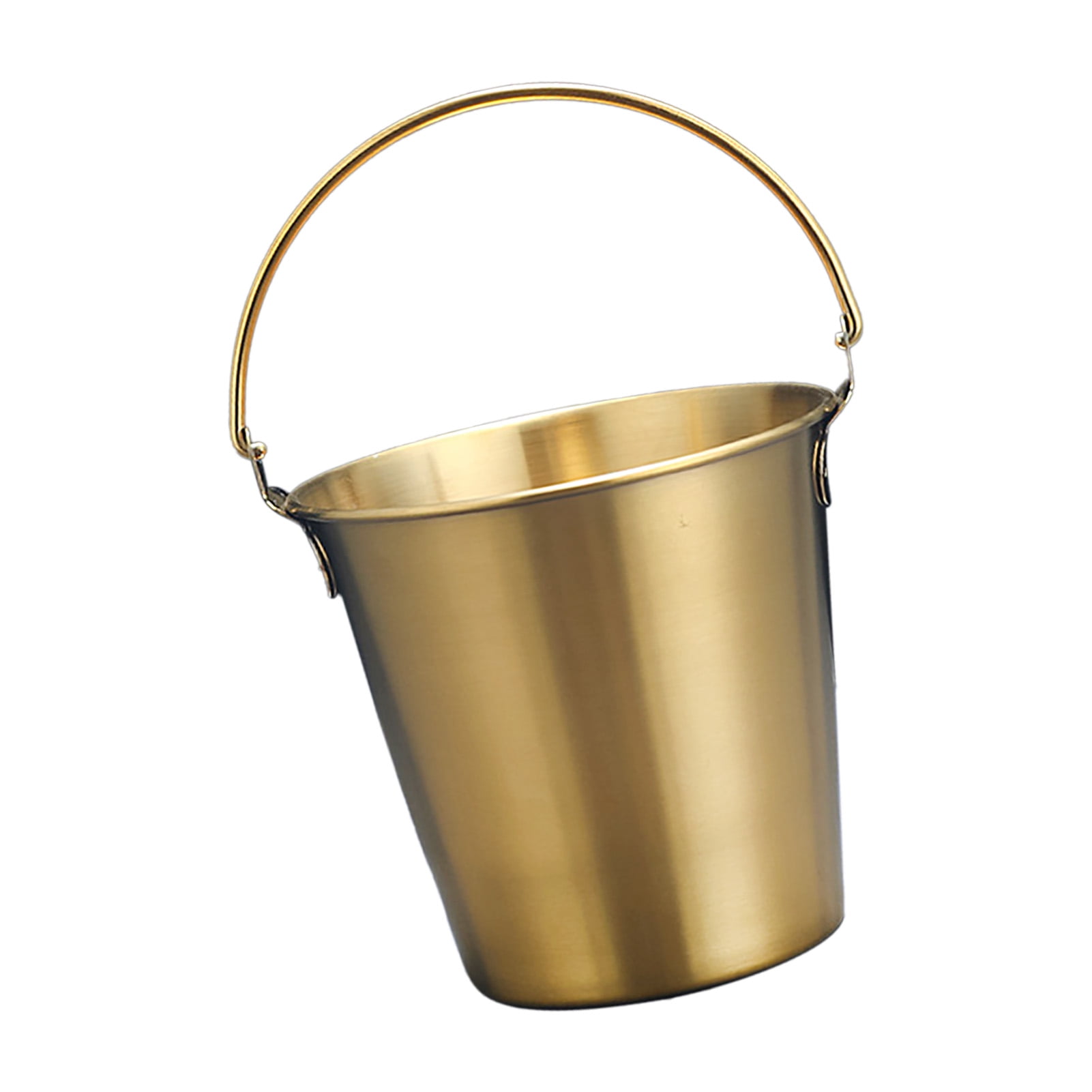 Mini Pails Small Ice Bucket with Handle for Beverage Wine French Fries ...