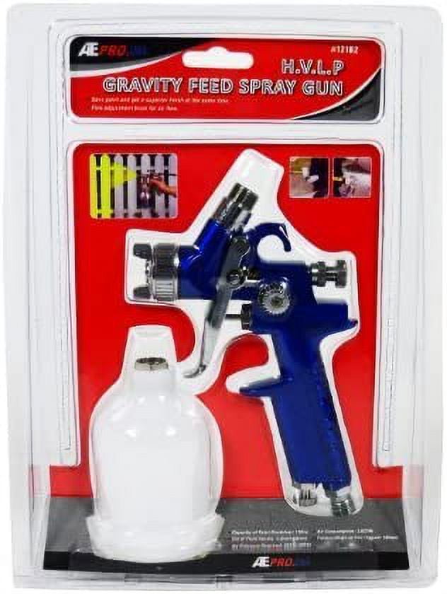 Mini Paint Gun Spray Gun Aluminum Design with Gravity Feed Bottle (Air ...