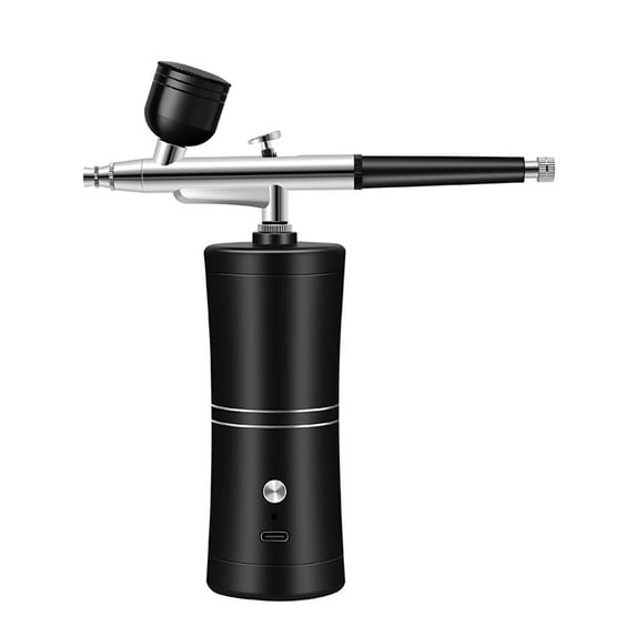 Mini Paint Spray Gun Rechargeable Portable Mini Air Compressor Kit Air ...