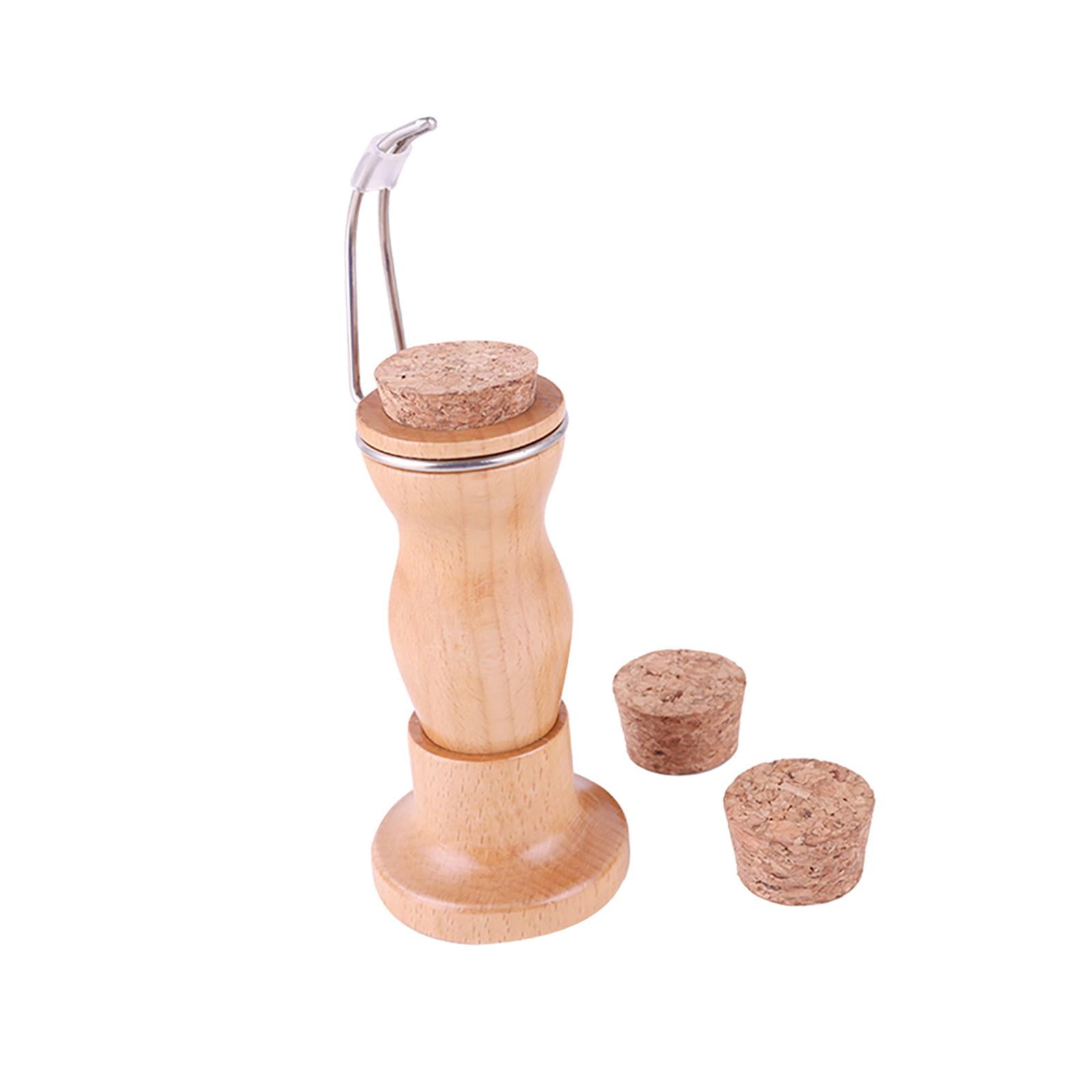 Mini Painting Handle Holder Stand Grip Cork Base Interchangeable Wood ...