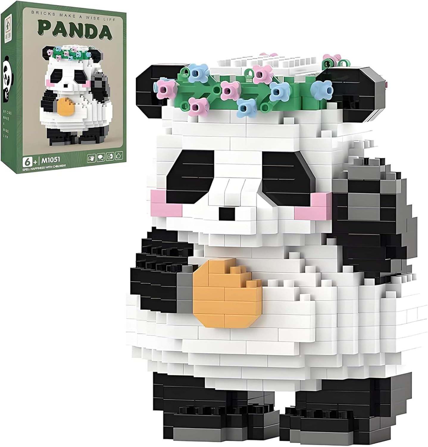 Mini Panda Building Block, 529 PCS Micro Cute Panda Sets Bear Brick ...