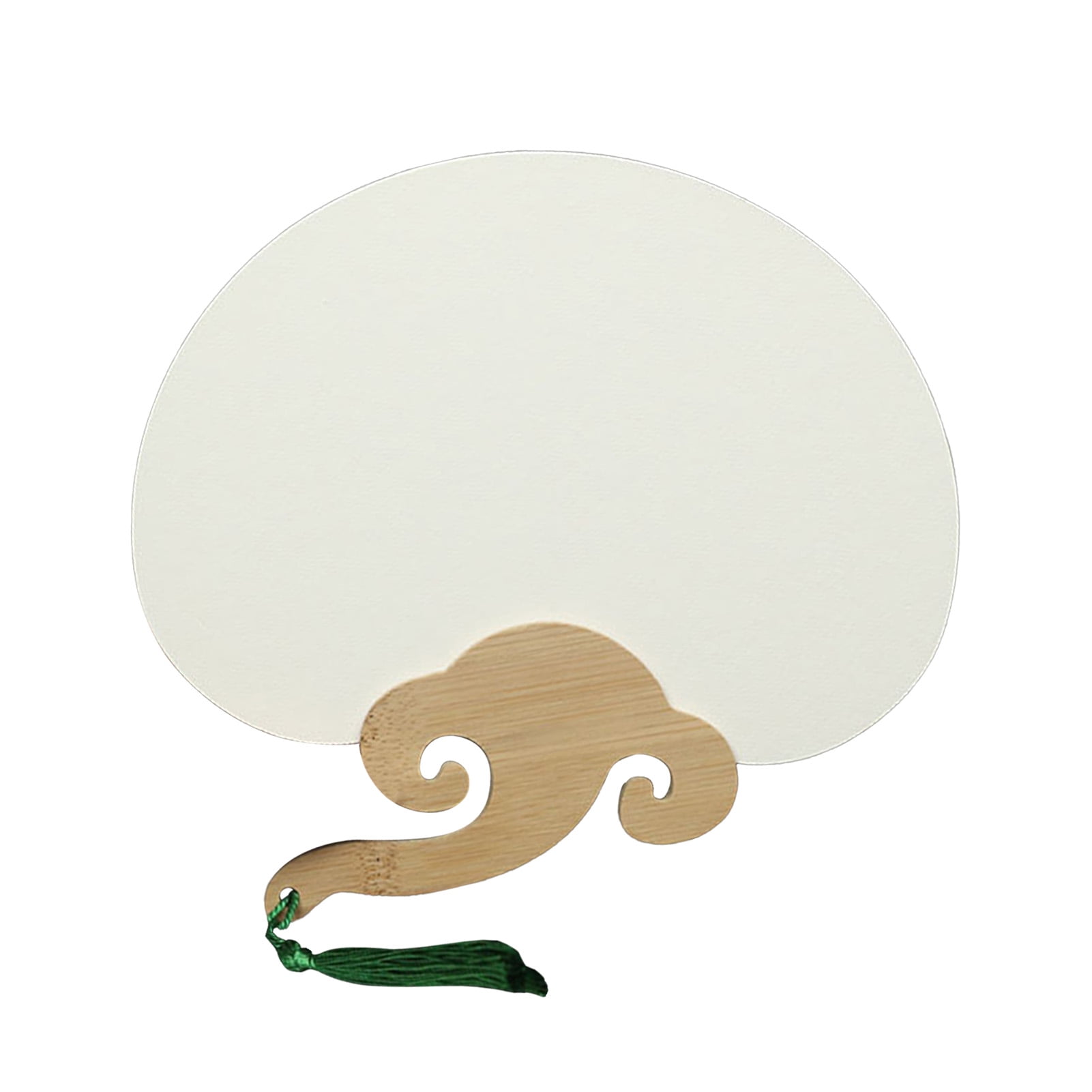 Mini Paper Fan Blank Small Light Portable Ergonomic Handle Tassel ...