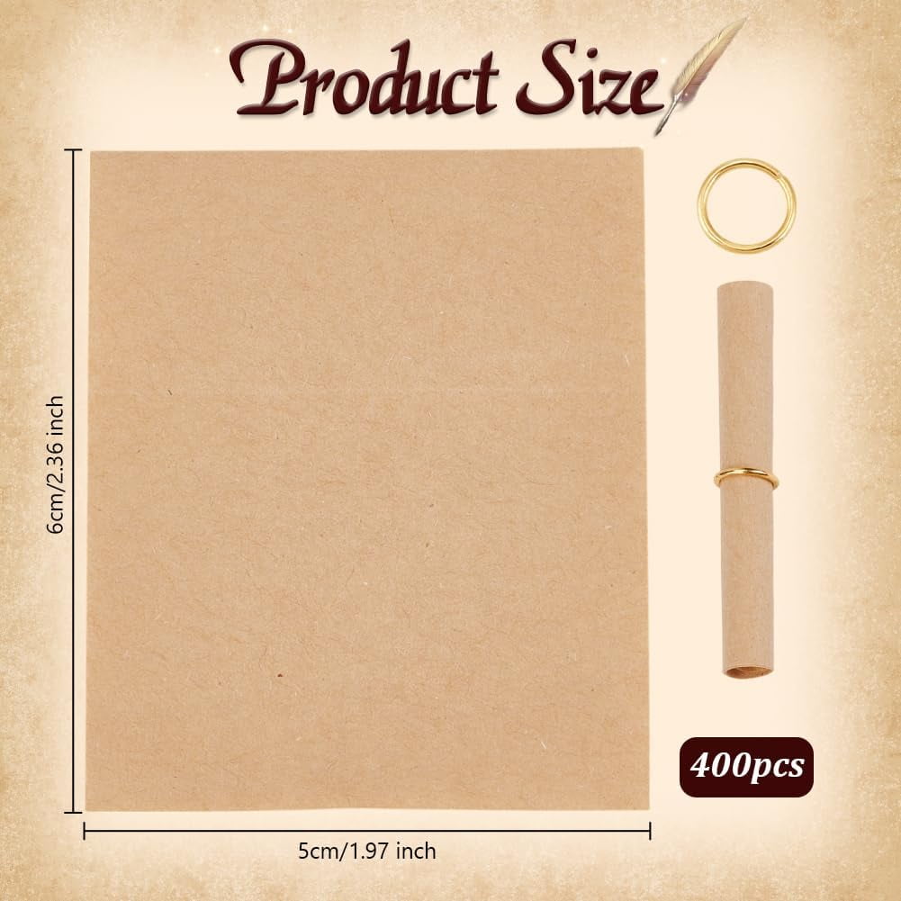 Mini Paper Scrolls for Writing Mini Writable Paper Scrolls Vintage ...