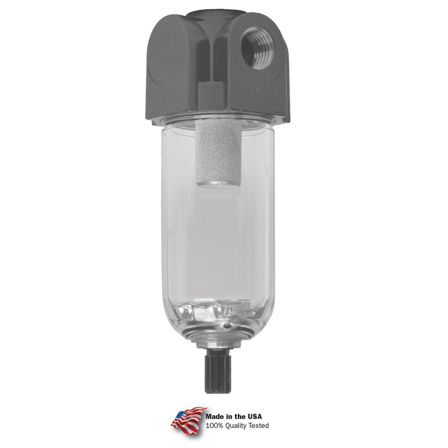 Mini Particulate Filter, Poly Bowl, 1/8" Npt, 150 Psi - Walmart.com