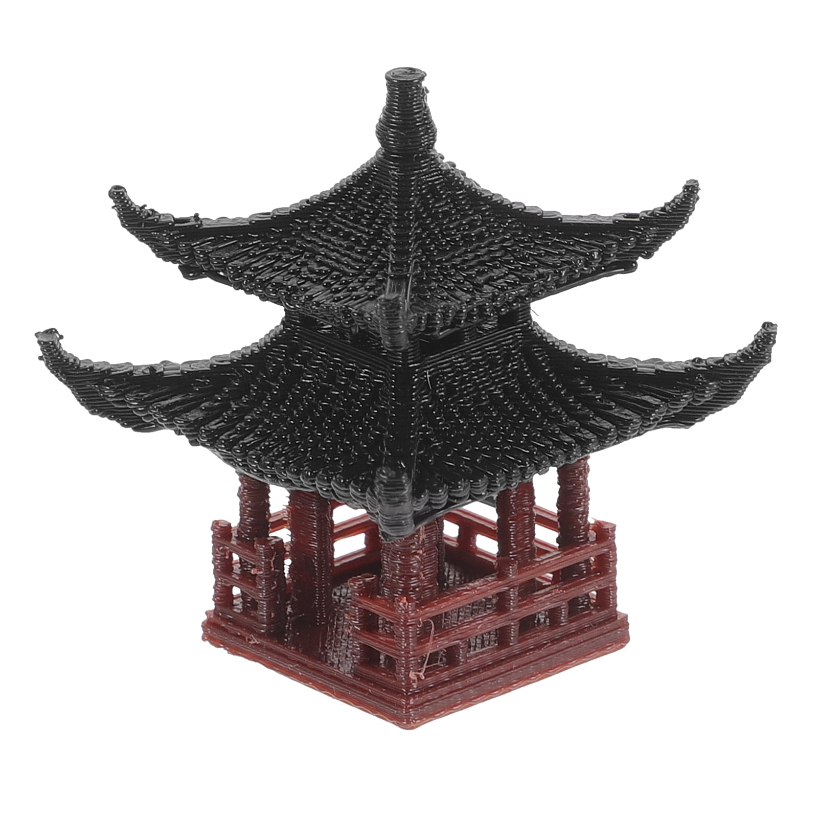 Mini Pavilion Pagoda Aquarium Decor Figurine for Fish Tank Landscape ...