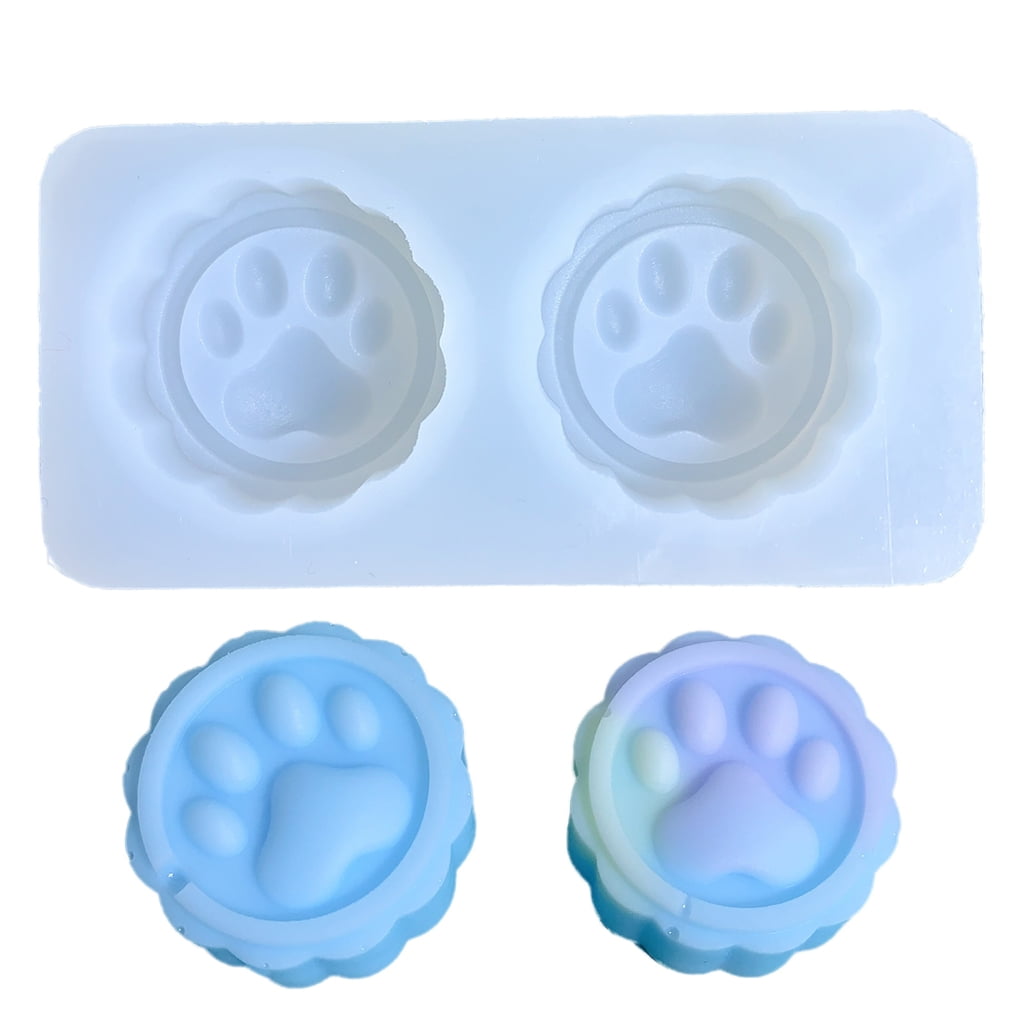 Mini Paw Shape Bread Mold Biscuit Cake Silicone Casting Molds DIY ...