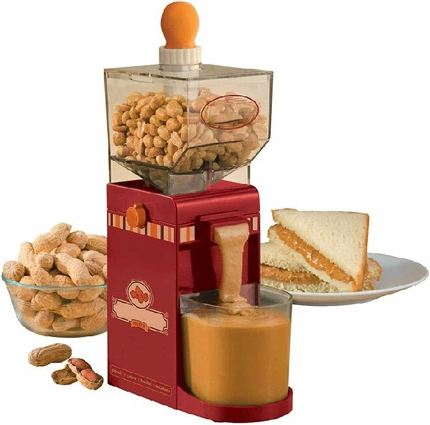 Mini Peanut Butter Machine, 500Ml Home Electric Grain Grinder Nut ...
