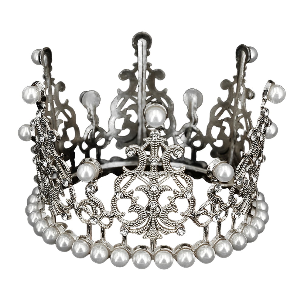 Mini Pearl Crown Cake Topper Birthday Cake Topper Queen Princess ...